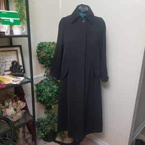Utex Jackets & Coats | Design Lined Black Trench Coat Sz Xl | Poshmark